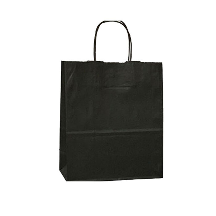 Black Take Away Bags with Twisted Handle – Galaxypack